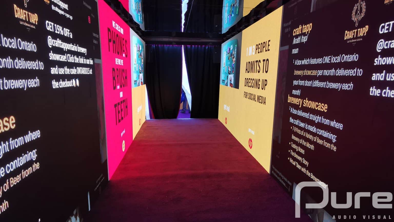 Toronto LED Wall Rental Company - Pure AV